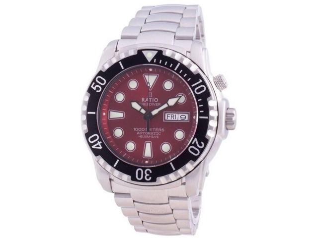 Click here for Ratio FreeDiver Helium-Safe 1000M Red Dial Sapphir... prices