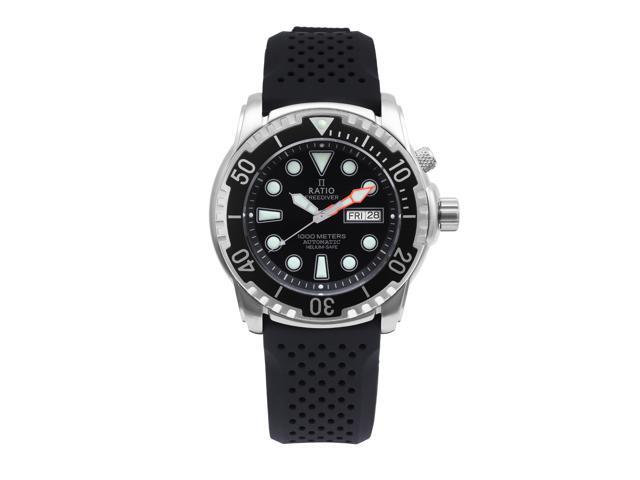 Click here for Ratio FreeDiver Helium-Safe 1000M Black Dial Sapph... prices
