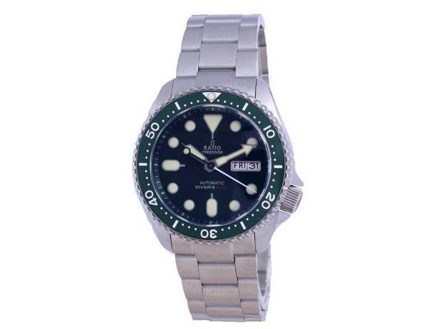 Click here for Ratio FreeDiver Green Dial Sapphire Crystal Stainl... prices