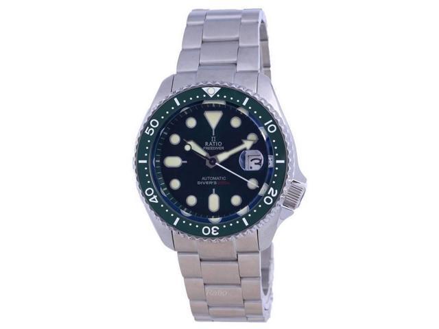 Click here for Ratio FreeDiver Green Dial Sapphire Crystal Stainl... prices