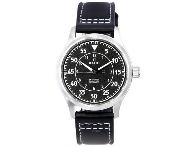 Click here for Ratio Skysurfer Pilot Black Textured Dial Leather... prices