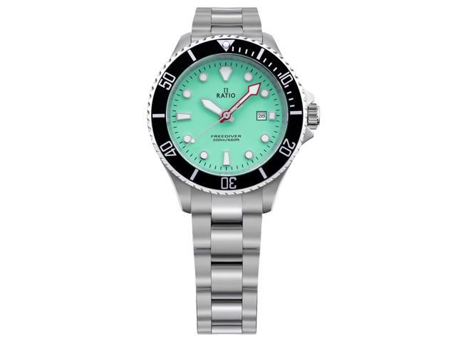 Click here for Ratio FreeDiver Sapphire Crystal Stainless Steel G... prices
