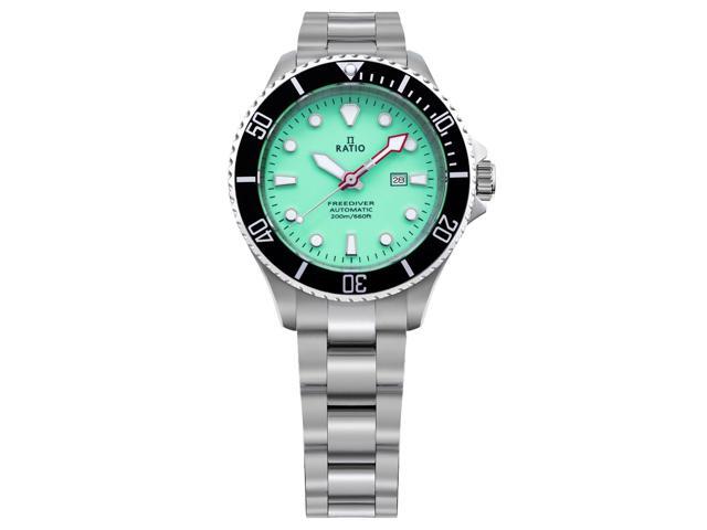 Click here for Ratio FreeDiver Sapphire Crystal Stainless Steel G... prices