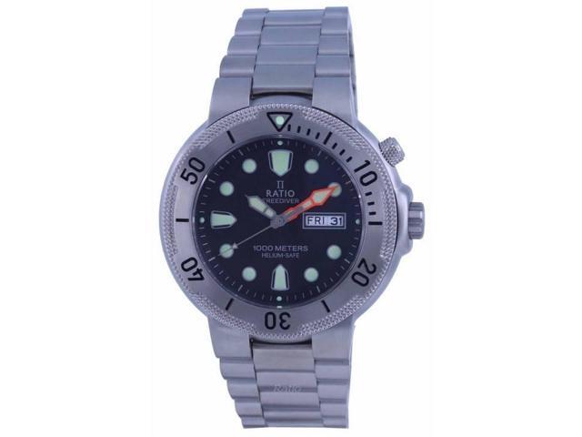Click here for RATIO FreeDiver Black Dial Stainless Steel Quartz... prices