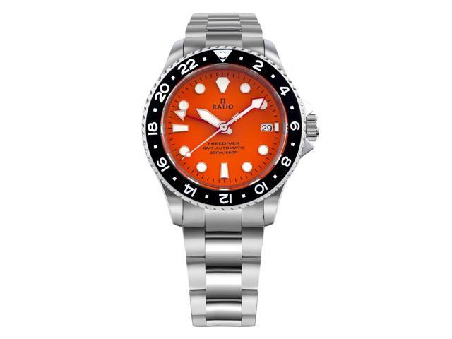 Click here for RATIO FreeDiver GMT Series Sapphire Crystal Stainl... prices