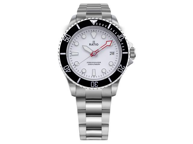 Click here for RATIO FreeDiver Sapphire Crystal Stainless Steel W... prices