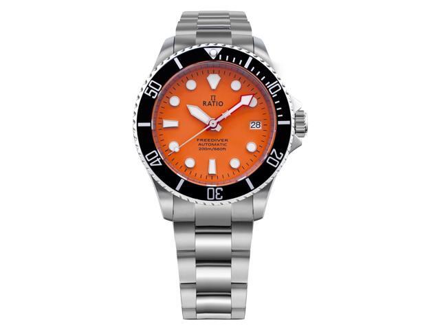 Click here for Ratio FreeDiver Sapphire Crystal Stainless Steel O... prices