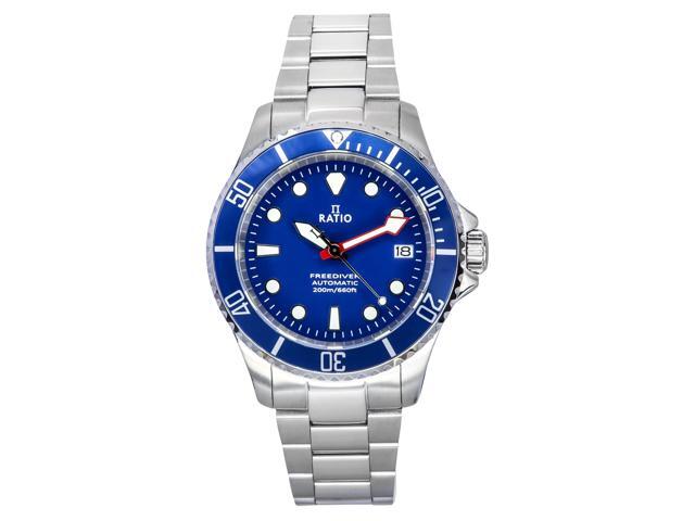 Click here for Ratio FreeDiver Sapphire Crystal Stainless Steel B... prices