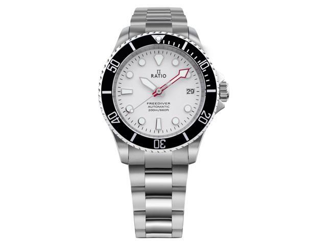 Click here for Ratio FreeDiver Sapphire Crystal Stainless Steel W... prices