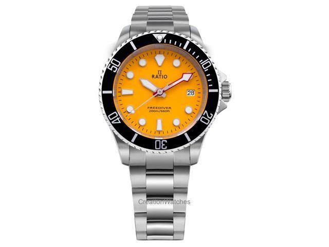 Click here for RATIO FreeDiver Sapphire Crystal Stainless Steel Y... prices