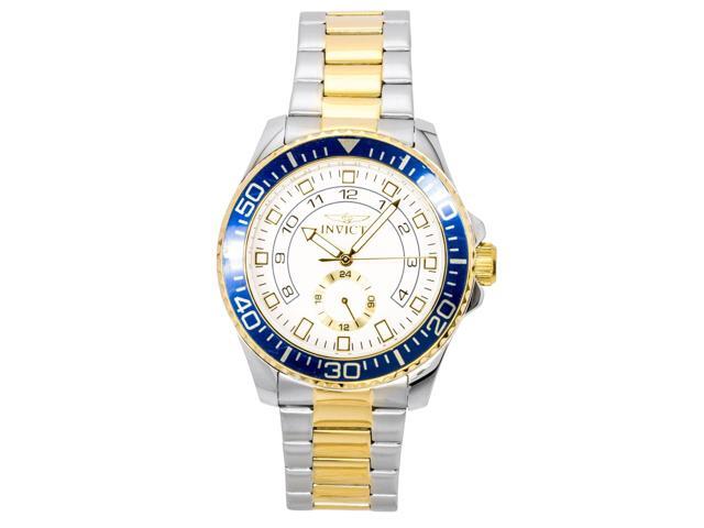 Click here for Invicta Pro Diver Two Tone Stainless Steel White D... prices