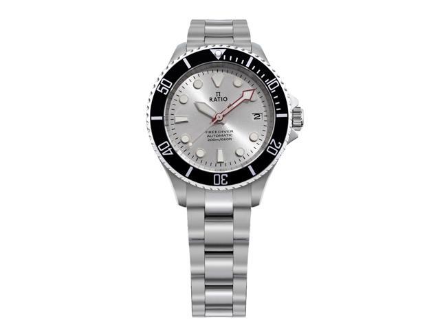 Click here for RATIO FreeDiver Sapphire Stainless Steel Silver Su... prices