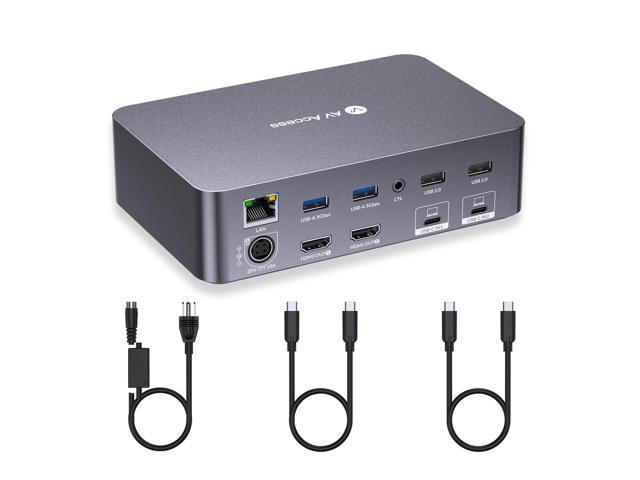 Click here for AV Access KVM Switch Dock 2 Monitors 2 Laptops  4K... prices