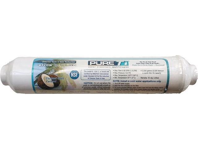Click here for PURE T IL-10W-C-EZ38 REVERSE OSMOSIS IN-LINE CARBO... prices