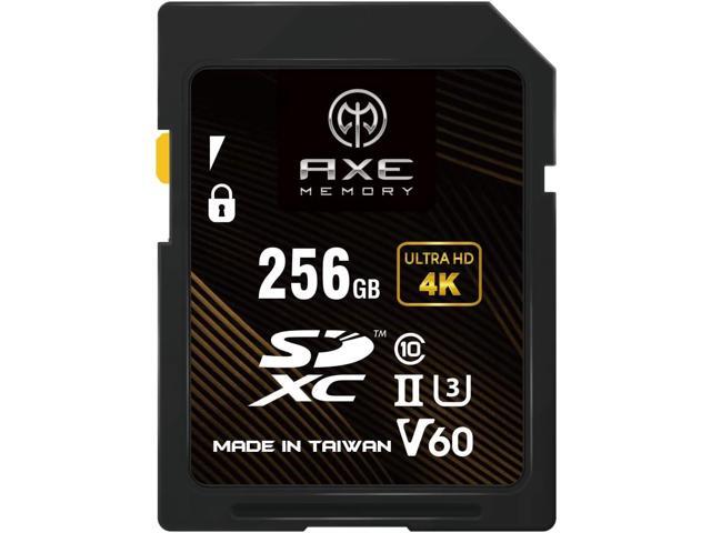 Click here for AXE MEMORY SD Card 256GB V60  245MB/s UHS-II U3 4K... prices