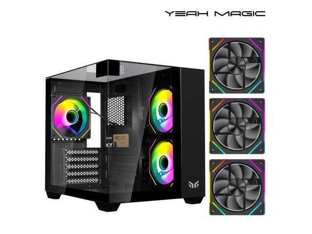 Click here for YEAH MAGIC CUBE Gaming ITX Computer Case Tempered... prices