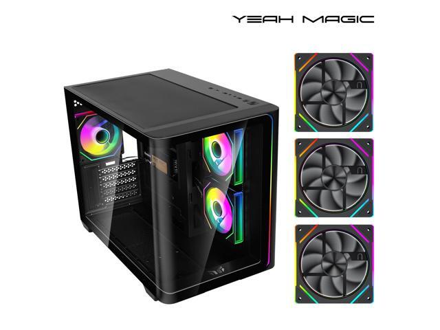 Click here for YEAH MAGIC Biforst MATX PC Gaming Case ARGB Full C... prices