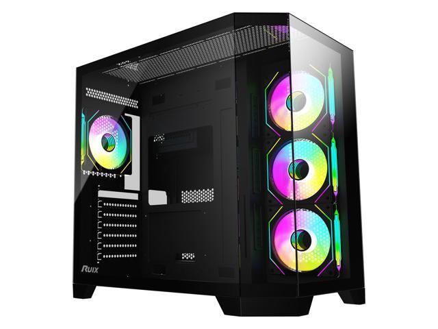 Click here for Ruix OV303 Black Color ATX Mid Tower Computer Case... prices