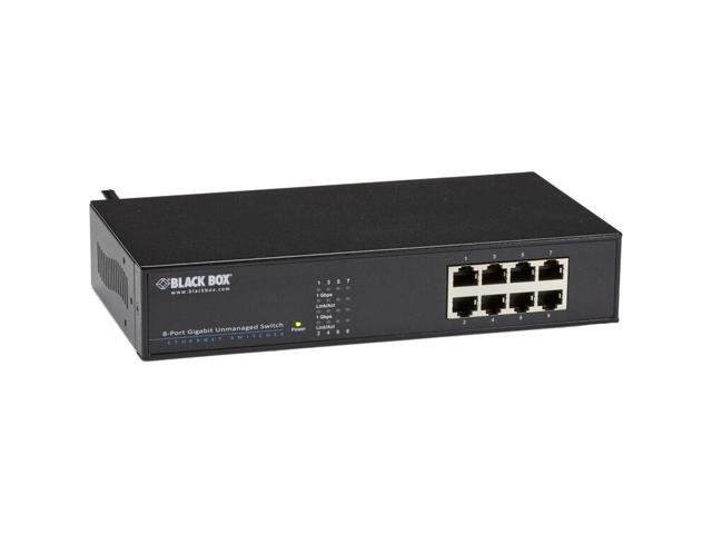Click here for Black Box LGB408A-R2 8-Port Gigabit Unmanaged Netw... prices