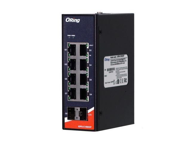 Click here for ORing IGPS-C1082GP Industrial 10-port Unmanaged Fu... prices