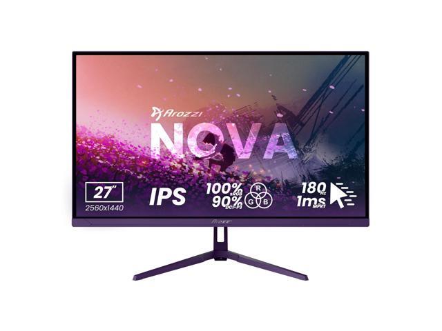 Click here for Arozzi Nova 27 IPS 180Hz Gaming Monitor - Purple prices