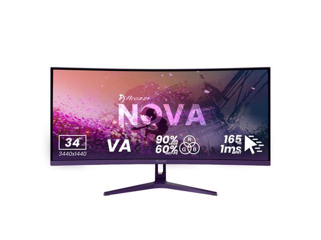 Click here for Arozzi Nova 34 Curved VA 165Hz Ultrawide Gaming Mo... prices