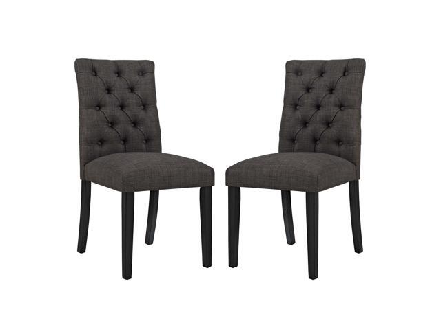 Click here for Duchess Fabric Dining Chair Set of 2 by Modway prices