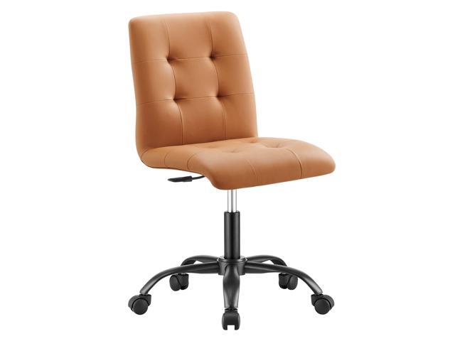 Click here for Prim Armless Vegan Leather Office Chair by Modway prices