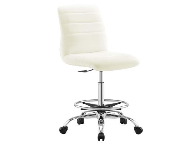 Click here for Ripple Armless Vegan Leather Drafting Chair by Mod... prices