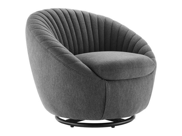 Click here for Whirr Tufted Fabric Swivel Chair by Modway prices