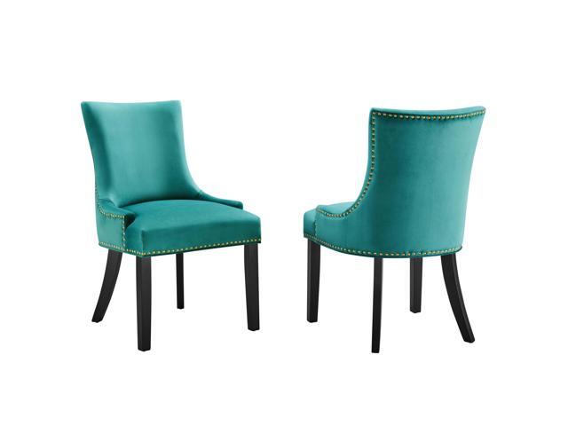 Click here for Marquis Performance Velvet Dining Chairs Set of 2... prices
