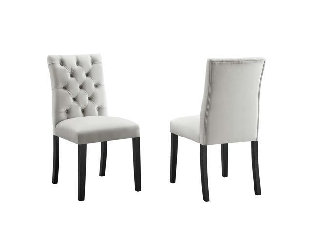 Click here for Duchess Performance Velvet Dining Chairs Set of 2... prices