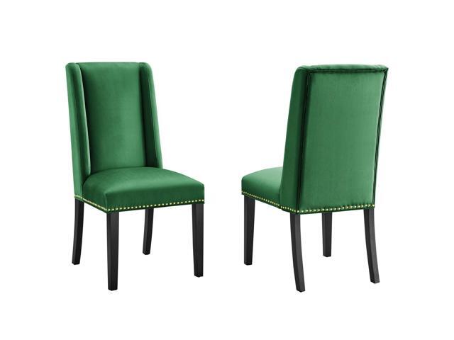 Click here for Baron Performance Velvet Dining Chairs Set of 2 by... prices