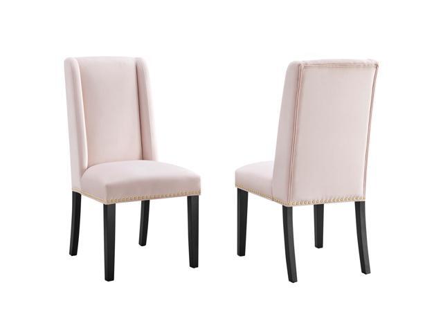 Click here for Baron Performance Velvet Dining Chairs Set of 2 by... prices