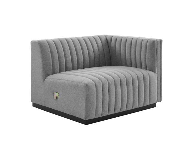 Click here for Conjure Channel Tufted Upholstered Fabric Right-Ar... prices