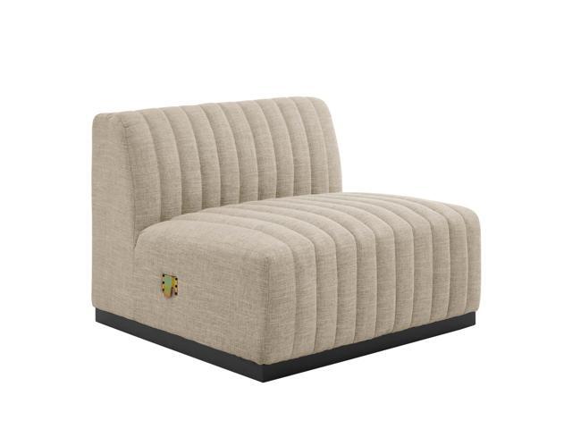 Click here for Conjure Channel Tufted Upholstered Fabric Armless... prices