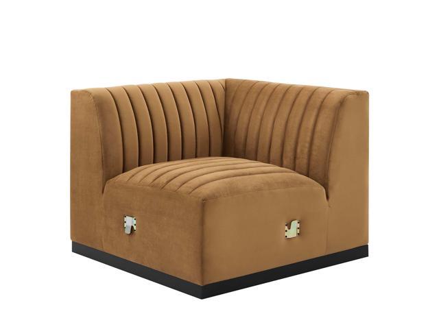 Click here for Conjure Channel Tufted Performance Velvet Left Cor... prices