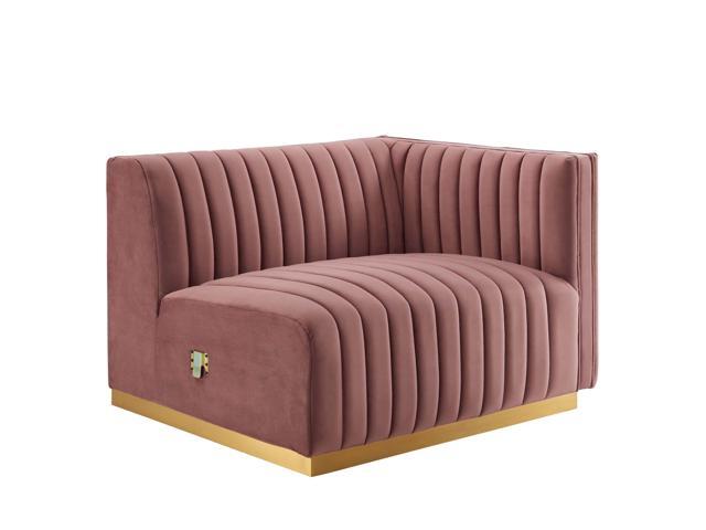 Click here for Conjure Channel Tufted Performance Velvet Right-Ar... prices