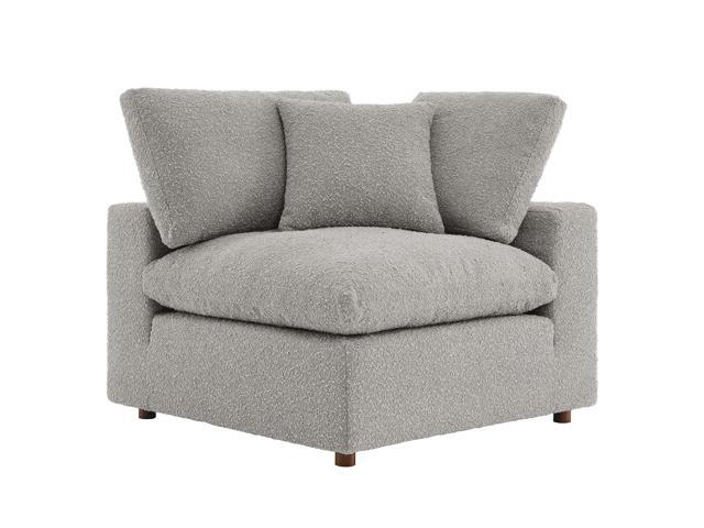 Click here for Commix Down Filled Overstuffed Boucle Fabric Corne... prices