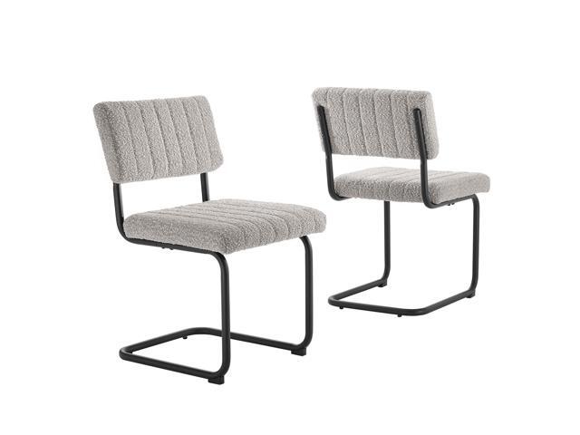 Click here for Parity Boucle Dining Side Chairs Set of 2 by Modwa... prices