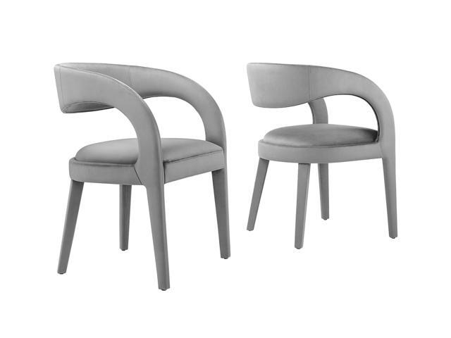 Click here for Pinnacle Performance Velvet Dining Chair Set of 2... prices