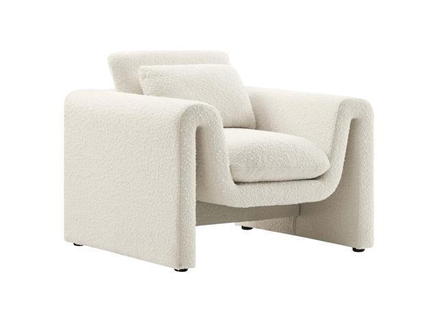 Click here for Waverly Boucle Upholstered Armchair by Modway prices