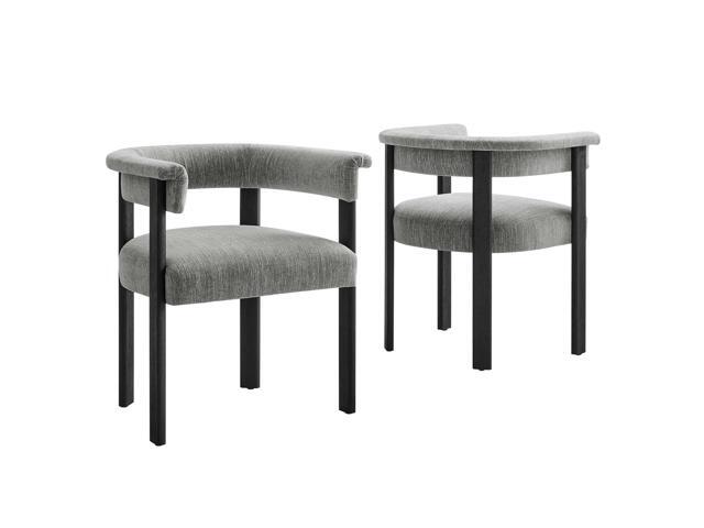 Click here for Imogen Fabric Upholstered Barrel Dining Chairs Set... prices