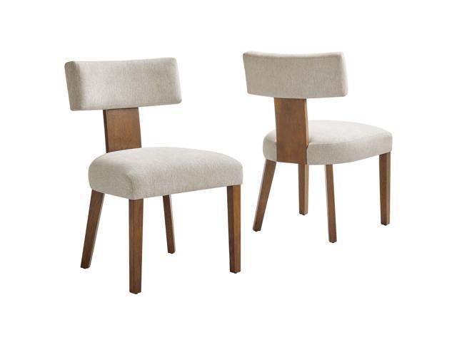 Click here for Nalani Fabric Upholstered Dining Chairs Set of 2 b... prices