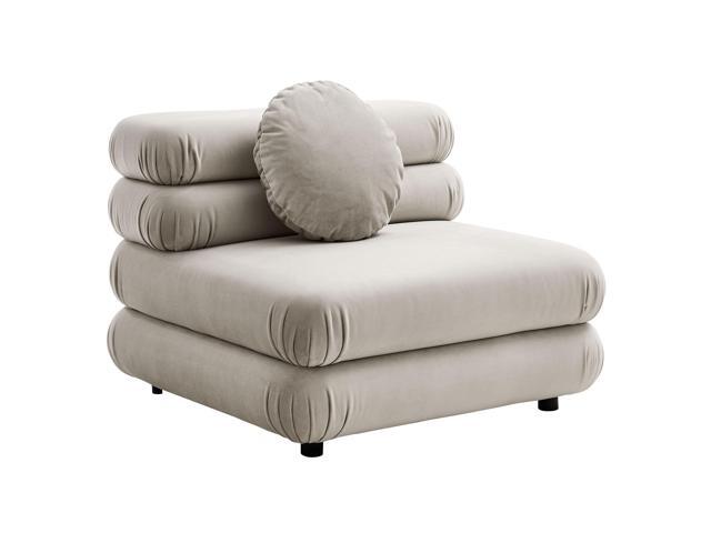 Click here for Jubilee Modular Performance Velvet Armless Chair b... prices