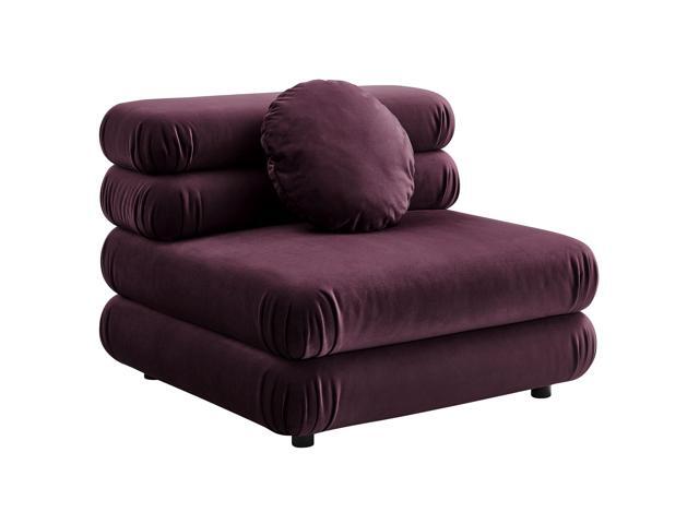 Click here for Jubilee Modular Performance Velvet Armless Chair b... prices