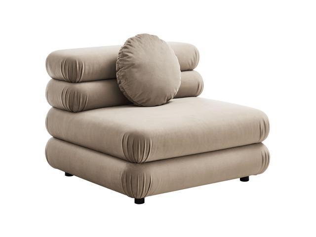 Click here for Jubilee Modular Performance Velvet Armless Chair b... prices