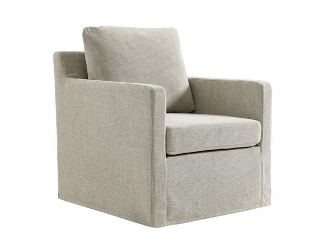 Click here for Serene Fabric Slipcovered Swivel Armchair by Modwa... prices