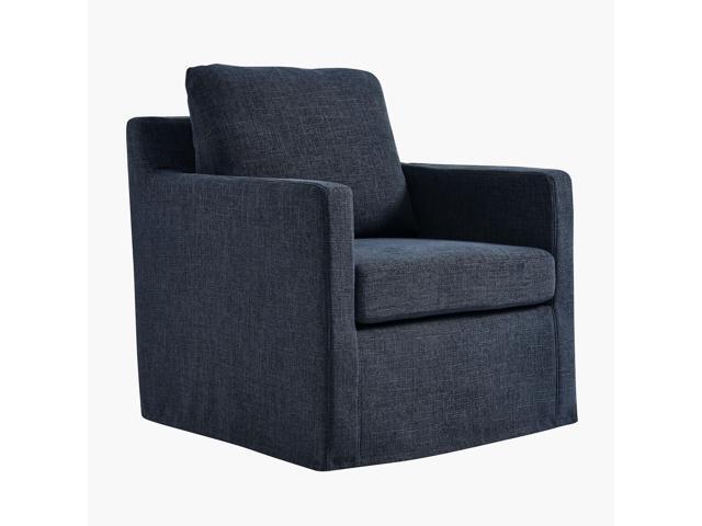 Click here for Serene Fabric Slipcovered Swivel Armchair by Modwa... prices