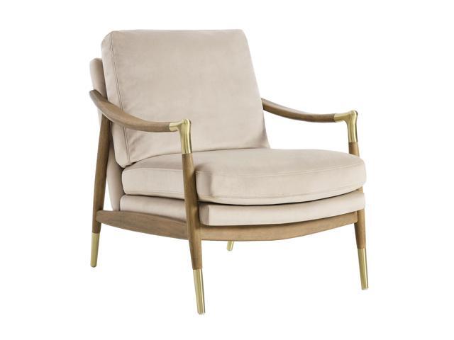 Click here for Langford Performance Velvet Accent Armchair by Mod... prices